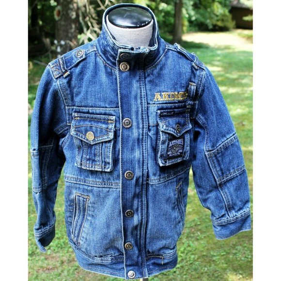 Akademiks | Jackets & Coats | Akademiks Blue Denim Jean Jacket Lined ...